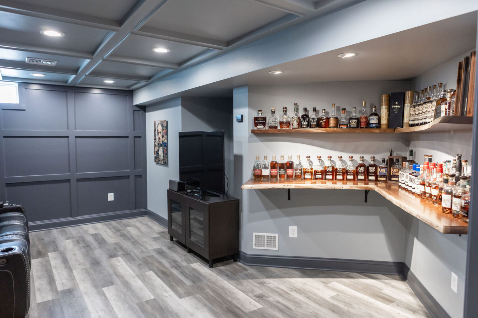 Loudoun Basements' Cigar & Bourbon Room in Purcellville