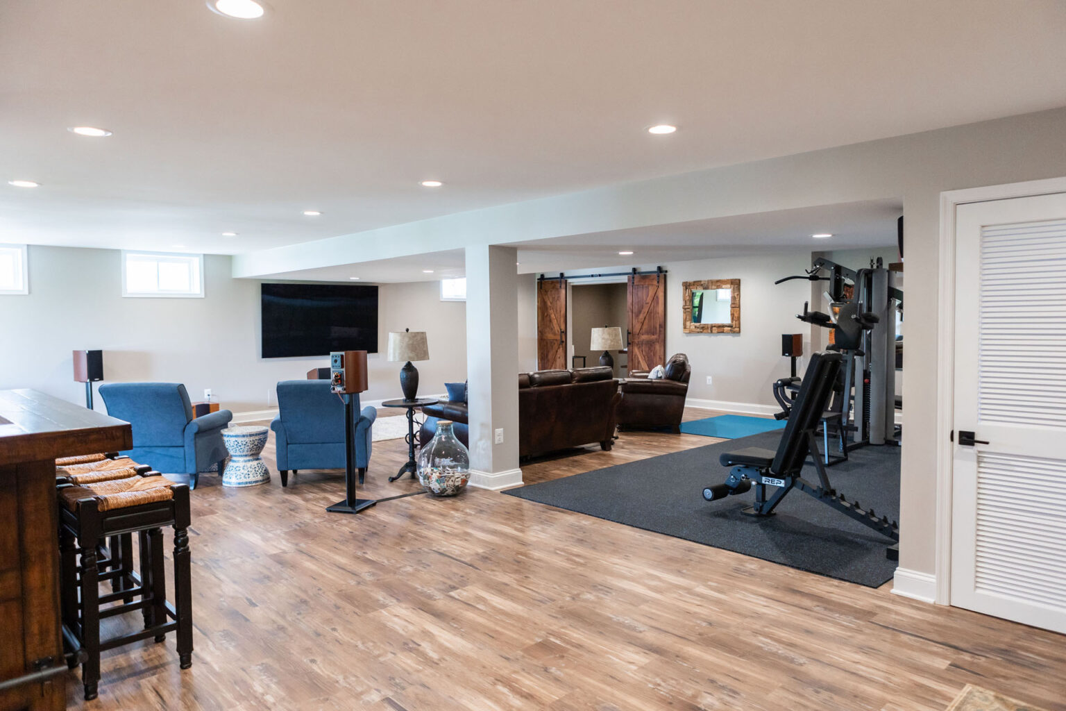 Round Hill Basement Renovation by Loudoun Basements