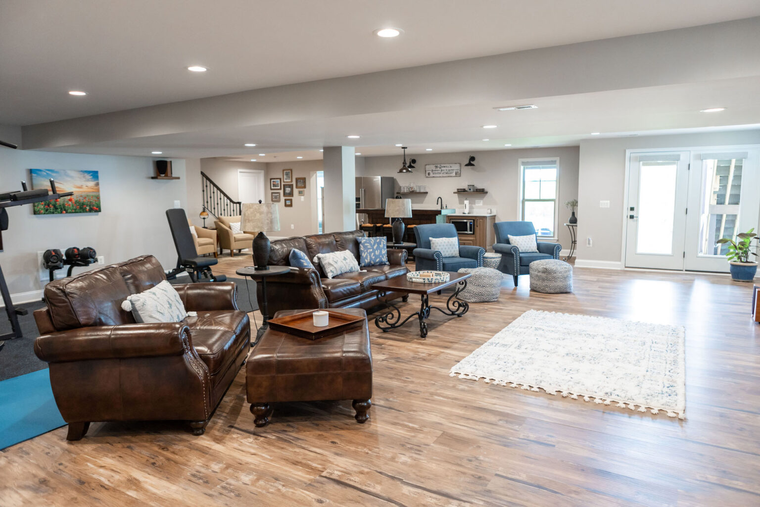 Round Hill Basement Renovation by Loudoun Basements