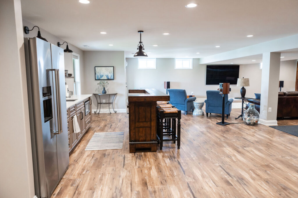 Round Hill Basement Renovation by Loudoun Basements