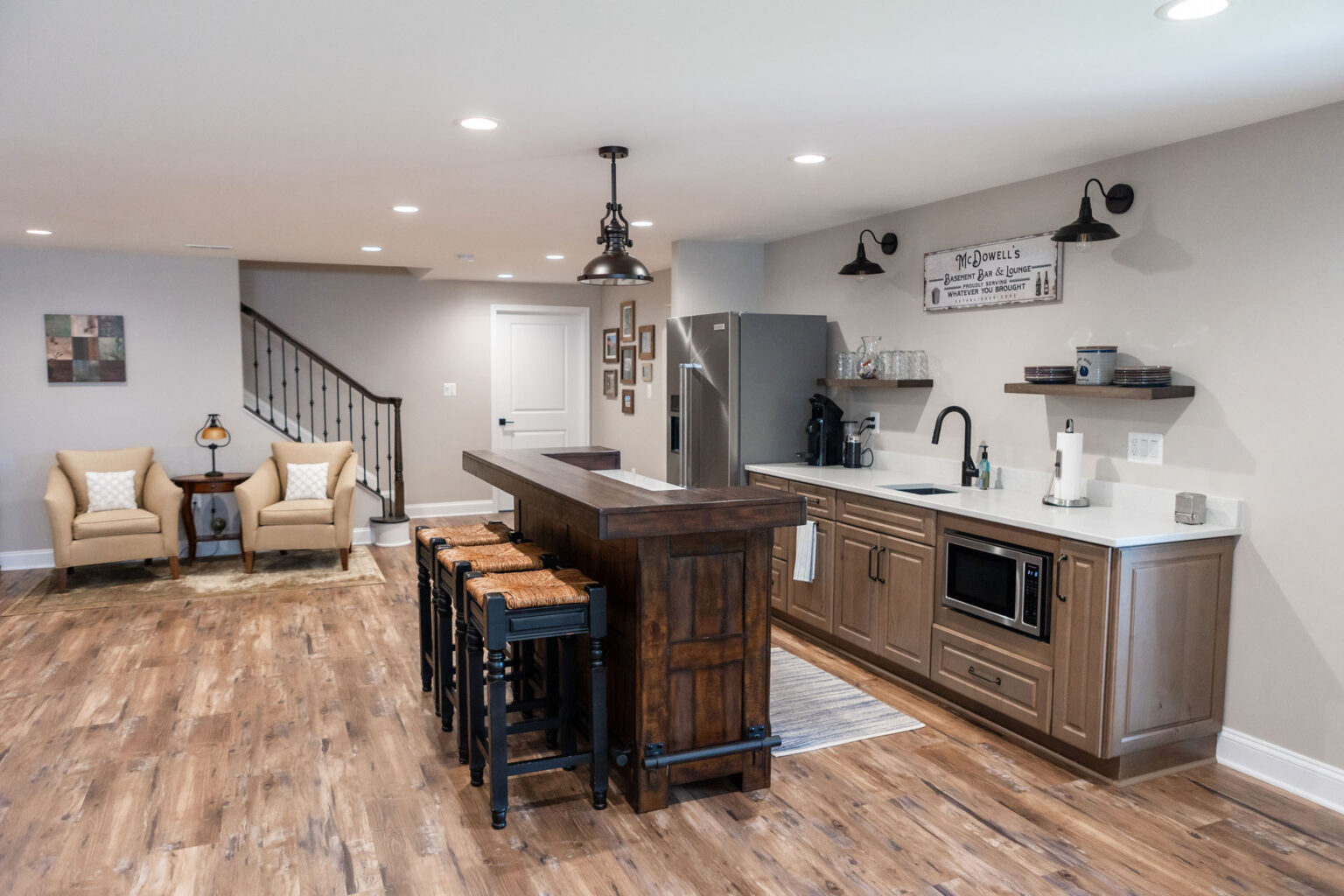 Round Hill Basement Renovation by Loudoun Basements