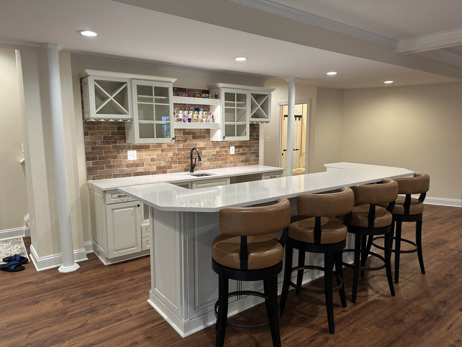 Ashburn Finished Basement Project by Loudoun Basements